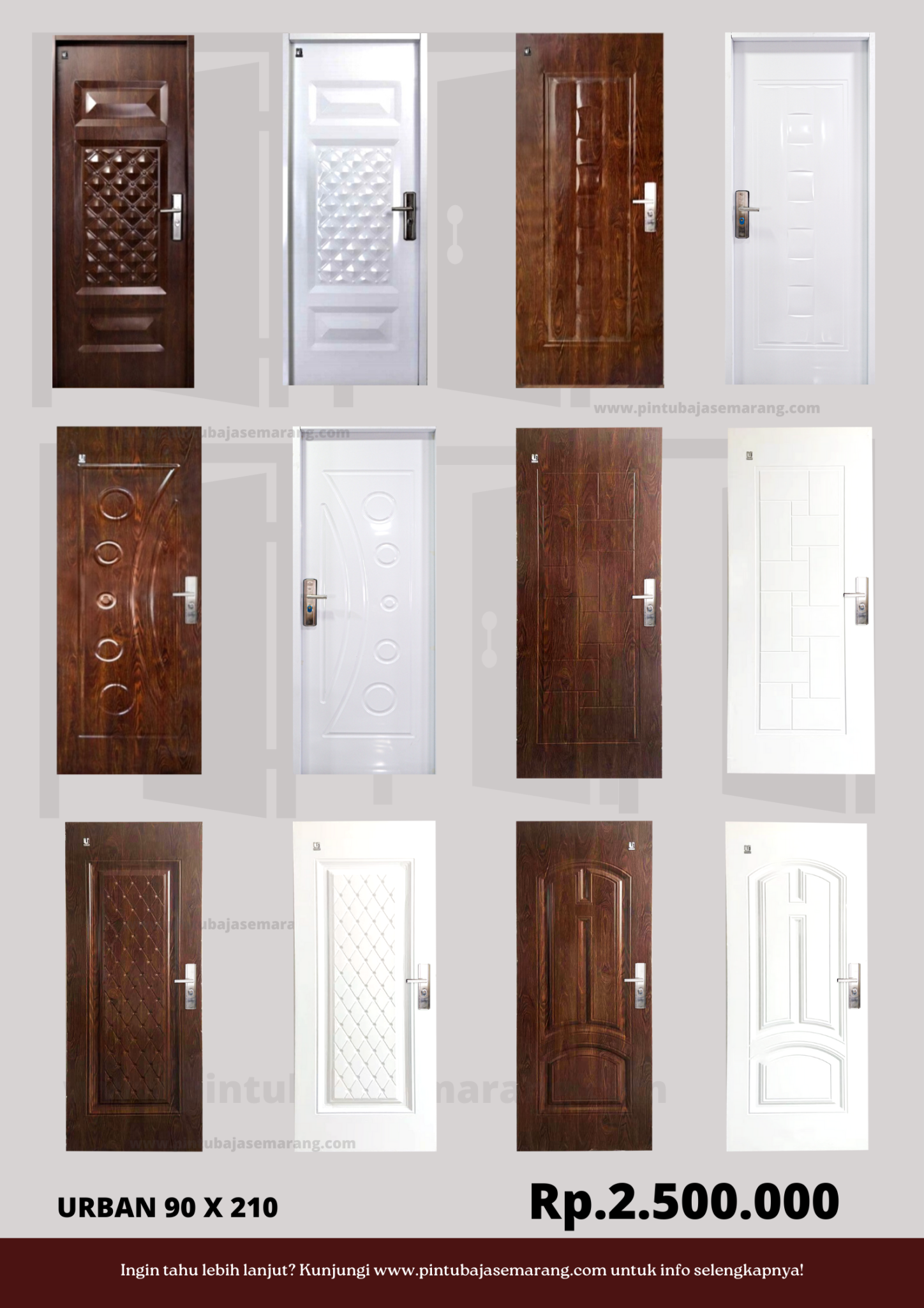 PINTU BAJA SEMARANG – PENGGANTI PINTU RUMAH KONVENSIONAL
